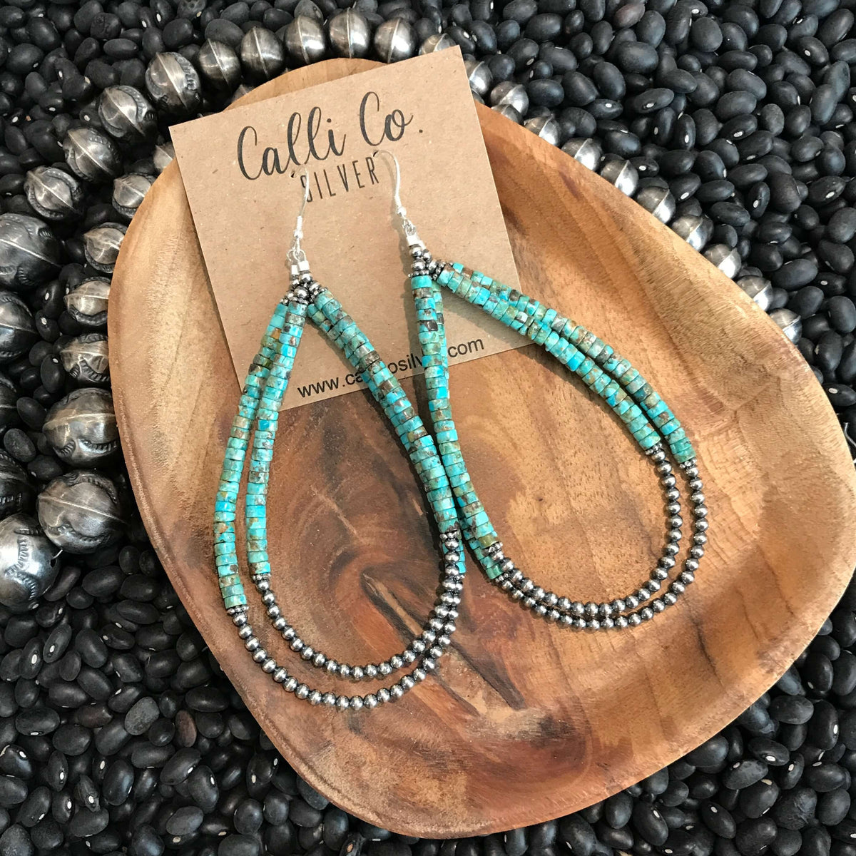 The Cora Double Hoop Earrings – Calli Co. Silver