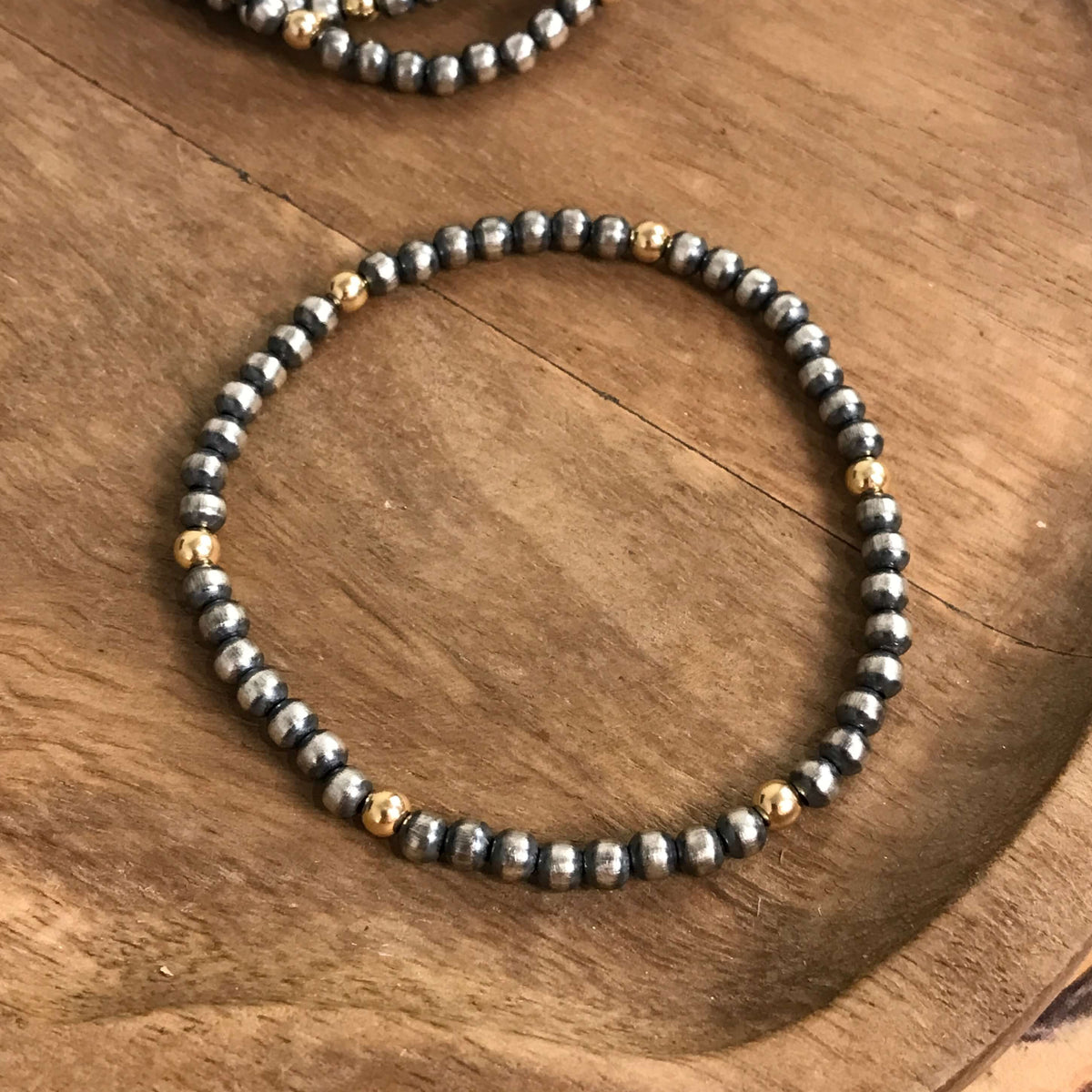 The Arcadia Stretch Bracelet | Calli Co. Silver | Fort Worth, TX