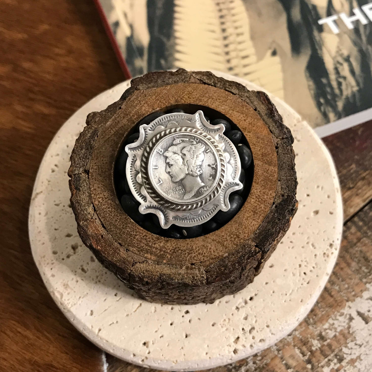 The Whitley Dime Ring, Sz 5.5 – Calli Co. Silver