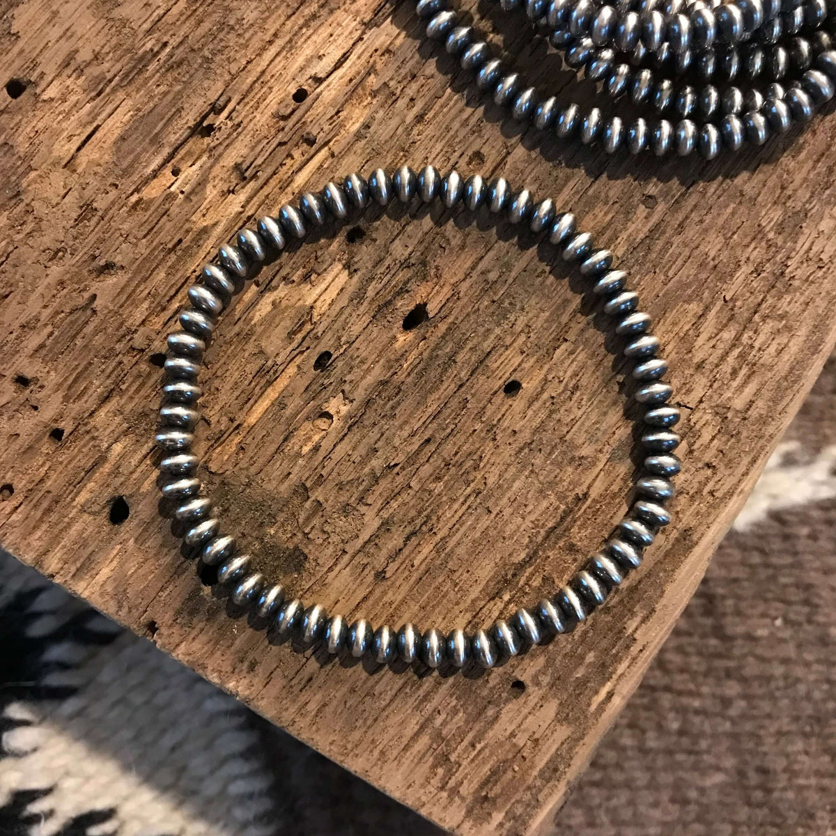 The Temple 4mm Saucer Stretch Bracelet – Calli Co. Silver