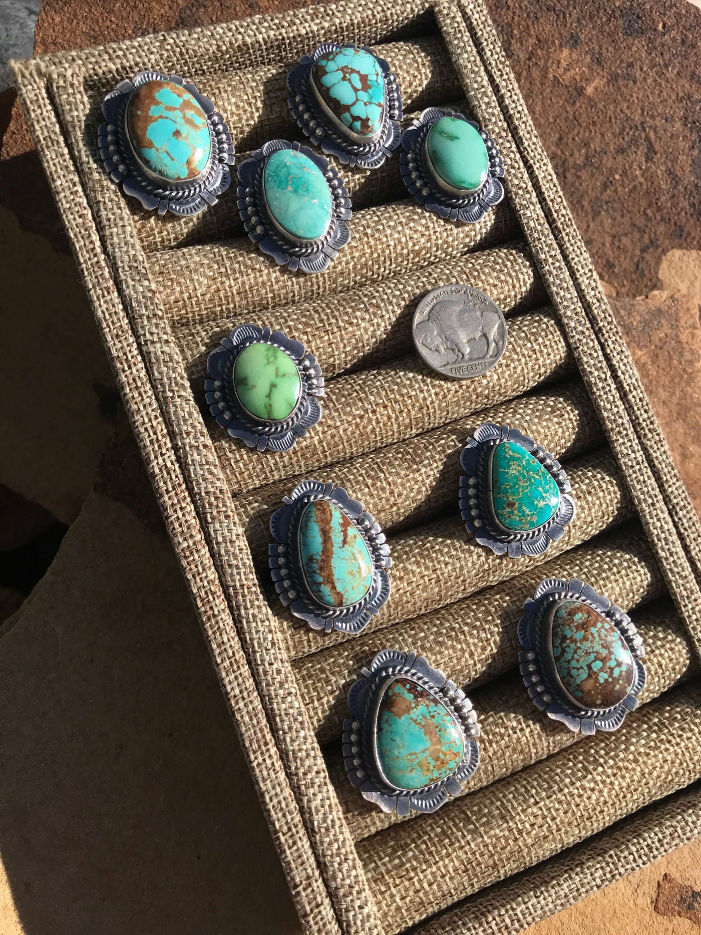 Geneva Turquoise Rings | Calli Co. Silver | Fort Worth, TX