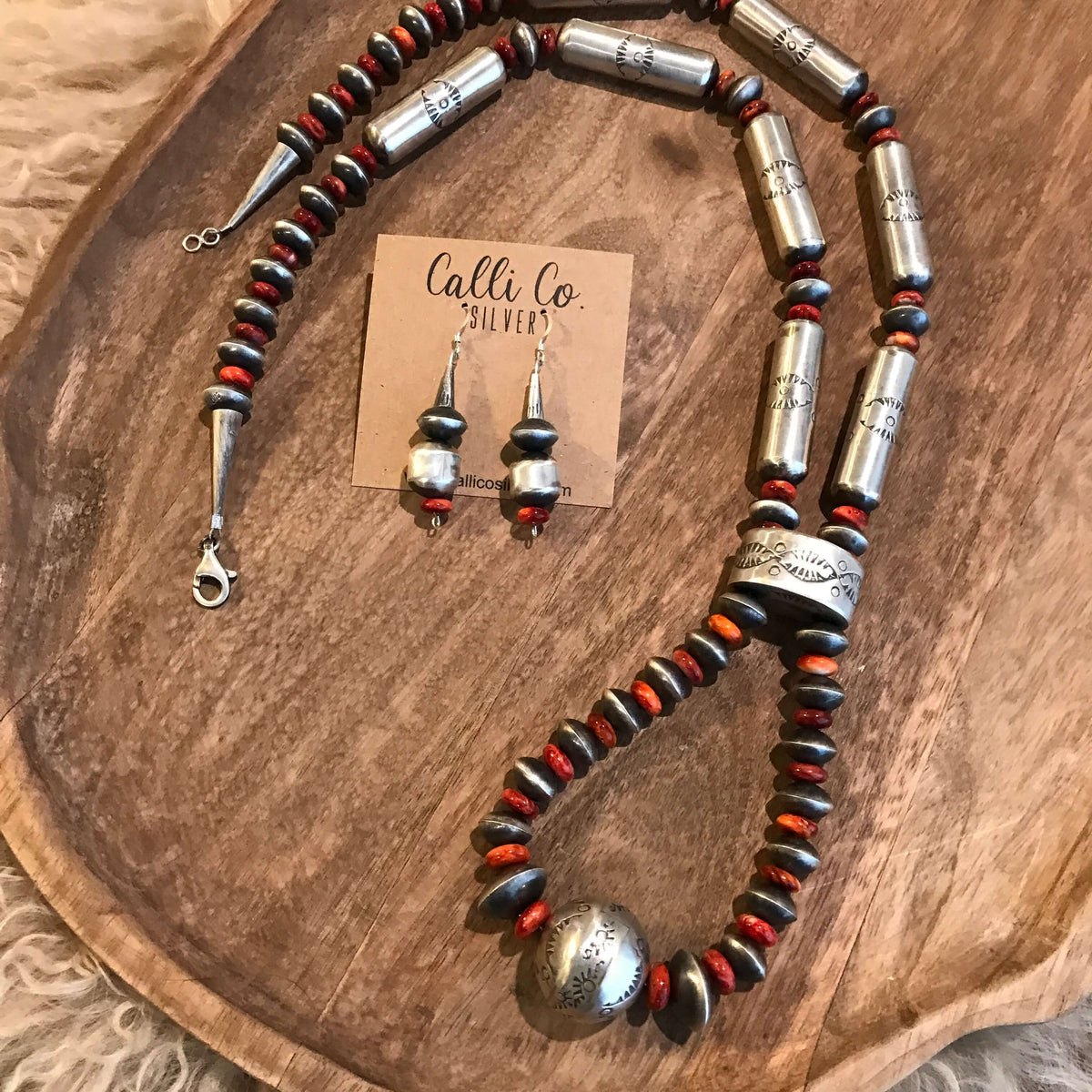 The El Dorado Spiny Jacla Necklace Set – Calli Co. Silver