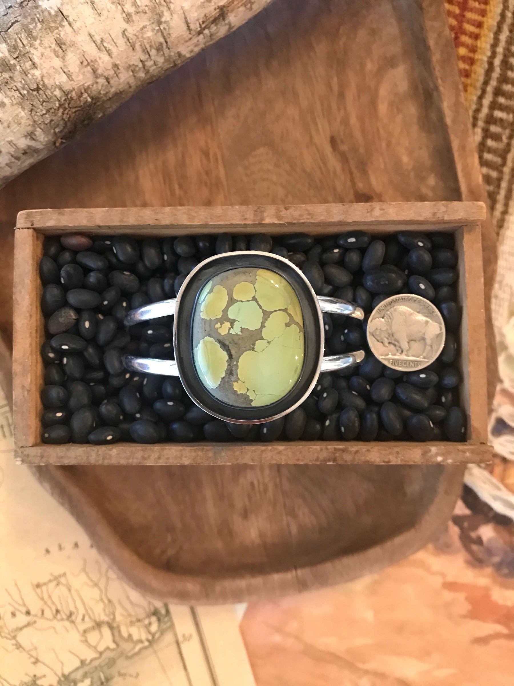 The Walker Turquoise Cuff, 1 – Calli Co. Silver