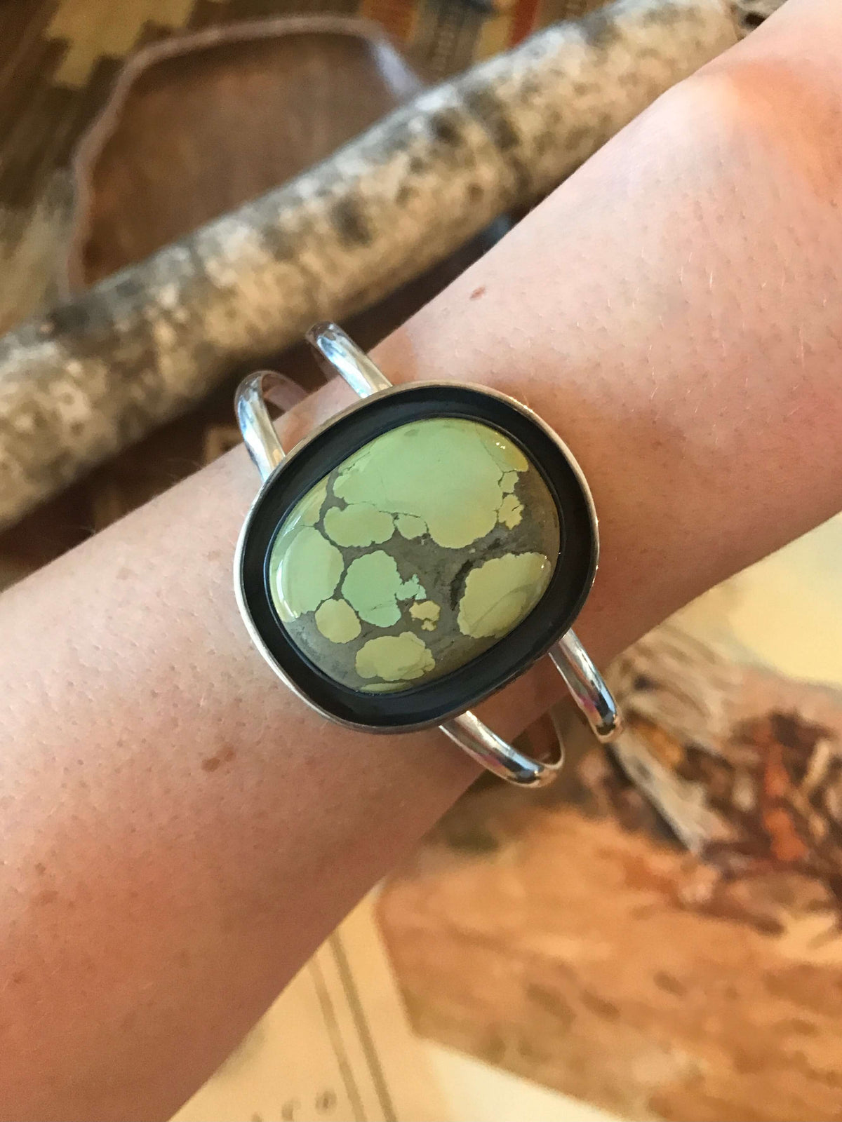 The Walker Turquoise Cuff, 1 – Calli Co. Silver