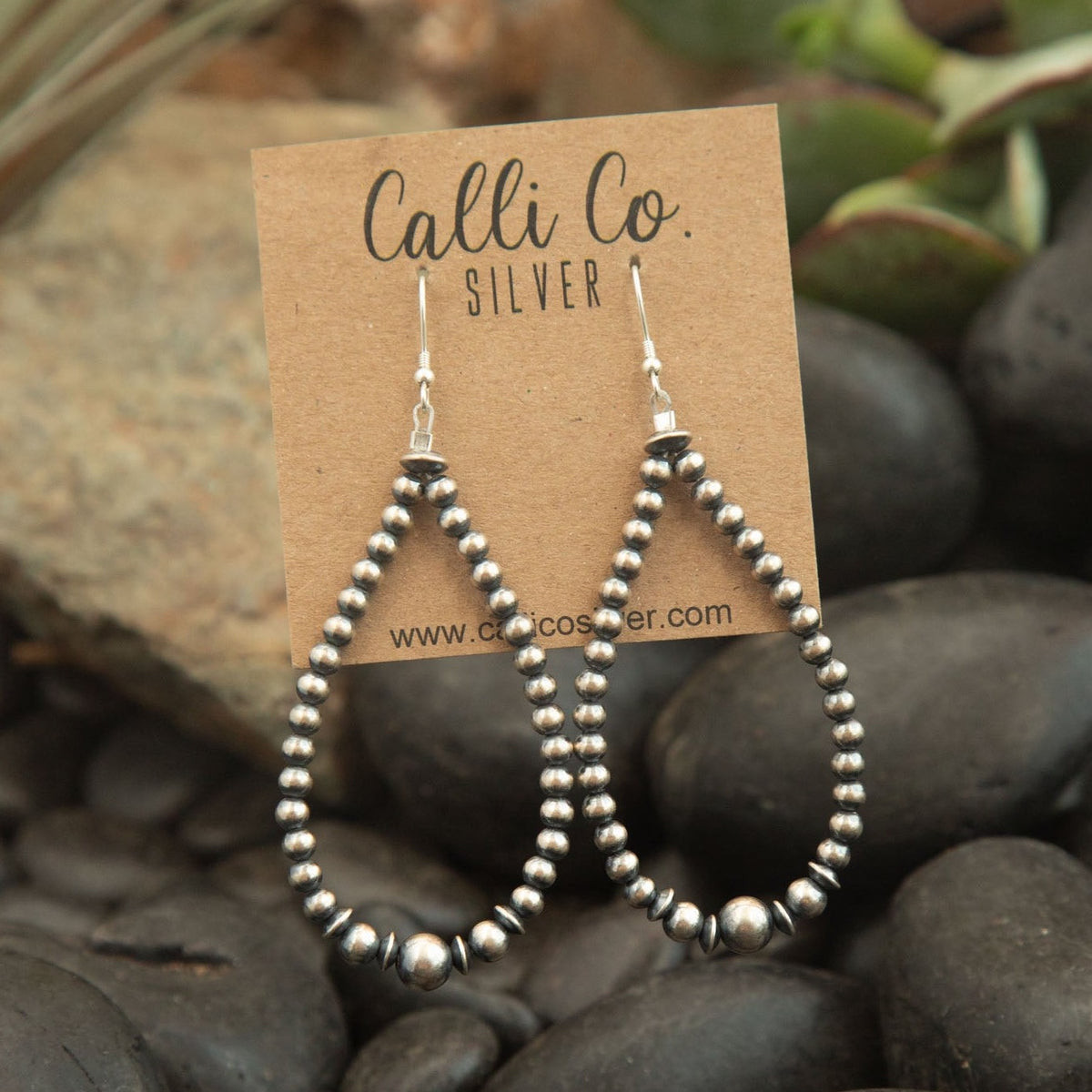 The Willis Hoop Earrings | Calli Co. Silver | Fort Worth, TX