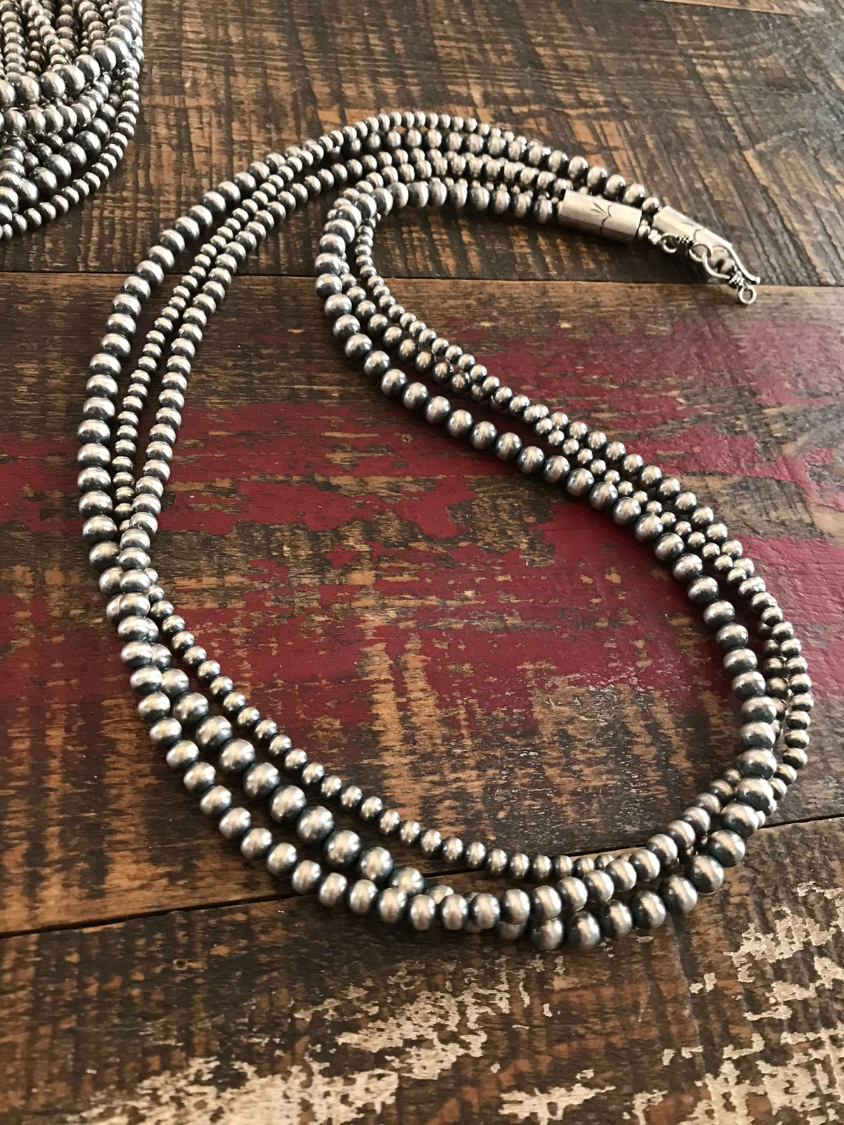 The Triple Strand Pearl Necklaces | Calli Co. Silver | Fort Worth, TX