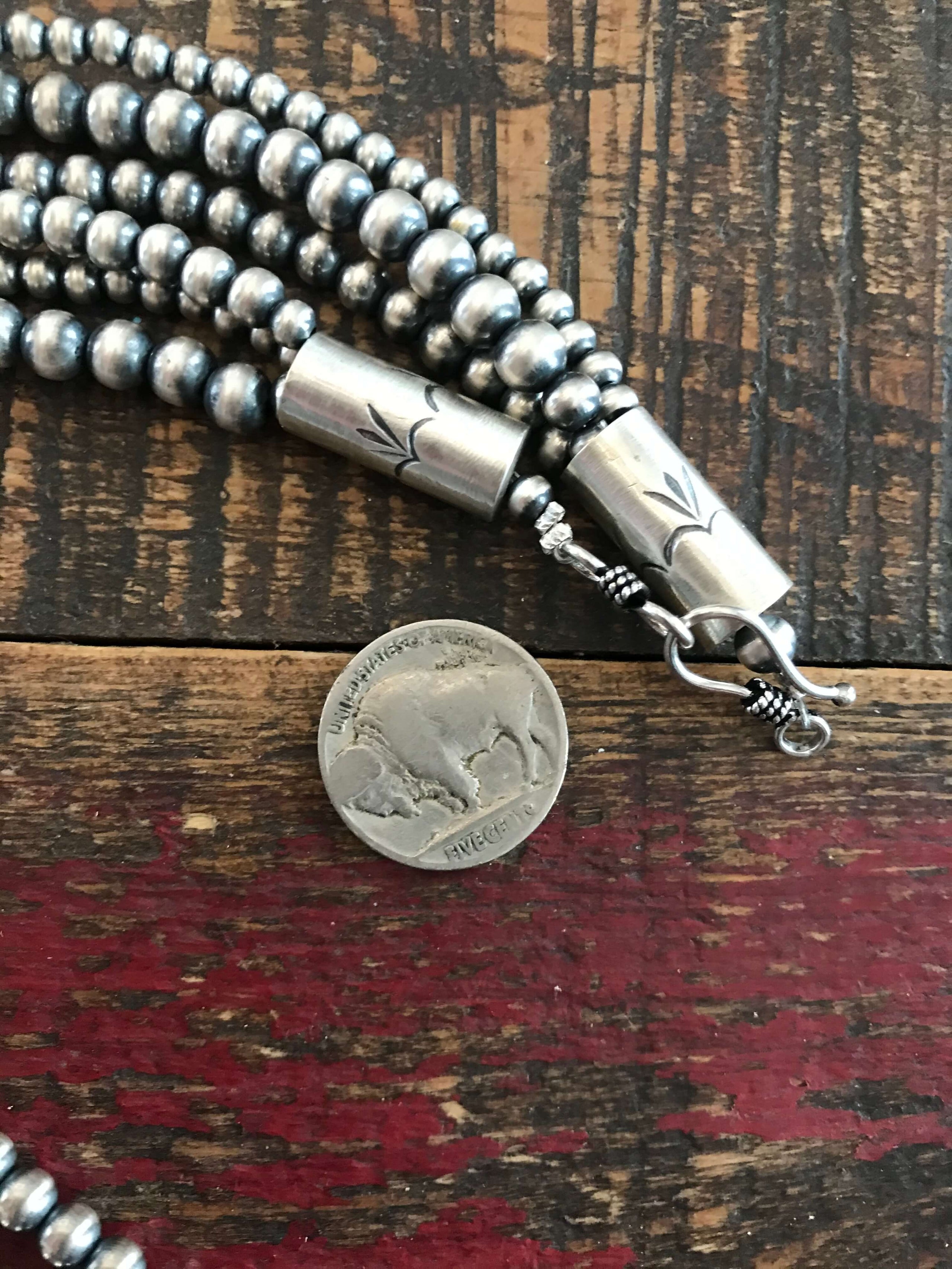 The Triple Strand Pearl Necklaces | Calli Co. Silver | Fort Worth, TX